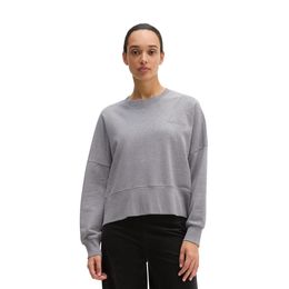 Marc O'Polo MARC O'POLO Damen Sweatshirt "mit recycelter Baumwolle", grau, Gr. M, unifarben, Obermaterial: 100% Baumwolle, Sweatshirts