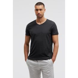 CMPD Herren V-Shirt, schwarz, Gr. S, unifarben, Single Jersey, Material: 100% Baumwolle, Shirts, aus Baumwolle