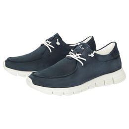 Sioux Damen Schn&uuml;rschuh "Mokrunner-D-007", Gr. 42, blau, Obermaterial: 100% Ziegenveloursleder GOVL. 100% Gummi rubber., Schuhe