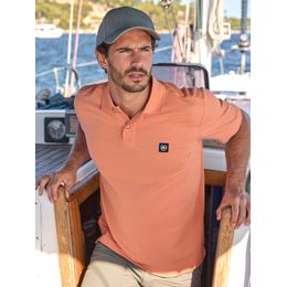 Lerros Herren Poloshirt "Maskulines Poloshirt aus Baumwolle mit griffiger Struktur", orange, Gr. XL, 100% Baumwolle, Shirts