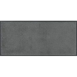 Fu&szlig;matte, B:35cm H:9mm L:75cm, grau, wash+dry by Kleen-Tex, Kunstfaser, Au&szlig;enbereich, Teppiche, "Original Uni, Schmutzfangteppich", Schmutzmatte,