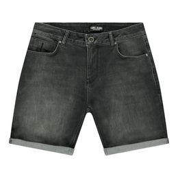 Cars Jeans Herren Jeansshorts "DAWSON Denim Short", grau, Gr. S, Abriebeffekte, Denim/Jeans, Obermaterial: 79% Baumwolle, 20% Polyester, 1% Elasthan,