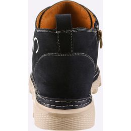 Gemini Damen Stiefelette, Gr. 36jeansblau, Nubukleder, Schuhe
