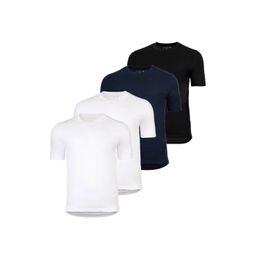 YOURBASICS Herren T-Shirt "T-Shirt Men's T-Shirt IAN 4er Pack", bunt, Gr. M, Obermaterial: 100% Baumwolle CO., Shirts