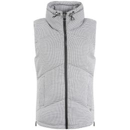 oxmo Damen Steppweste "Weste OXNennja", schwarz, Gr. XL, Obermaterial: 64% Polyester PES. 33% Viskose CV. 3% Elasthan EL., Westen