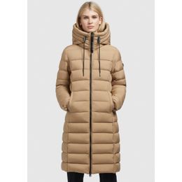 Khujo Damen Steppmantel "AETHE", beige, Gr. XL, unifarben, Steppware, Obermaterial: 100% Polyester. Futter: 100% Polyester. Wattierung: 100%