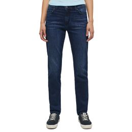 Mustang Damen Slim-fit-Jeans "Style Crosby Relaxed Slim"dunkelblau, 5000802, Gr. 28, Jeans, 78% Baumwolle, 21% Polyester, 1% Elasthan, Jeans