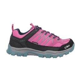 CMP Kinder Wanderschuh "KIDS RIGEL LOW WP TREKKING SHOES", Gr. 38, pink, Leder, Synthetik, Schuhe, wasserdicht