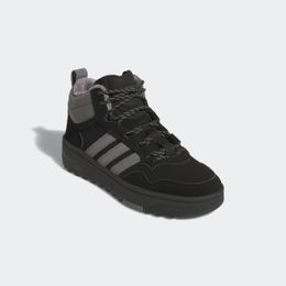 M&auml;dchen Winterboots "KINDER HOOPS 4.0 MITTELHOHER", adidas Sportswear, Gr. 39, schwarz, Synthetik, Schuhe, f&uuml;r Kinder & Jugendliche