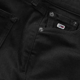 Tommy Jeans Damen Skinny-fit-Jeans "Sylvia High Rise Skinny", schwarz, Gr. 27, Denim/Jeans, Obermaterial: 90% Baumwolle, 8% Elastomultiester, 2%