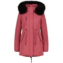 alife and kickin ALIFE & KICKIN Damen Winterjacke "Damen KierseyAK A Winterjacke, gef&uuml;tterte Jacke", rot, Gr. L, 100% Polyester, Jacken, Kurzer Mantel mit weichem