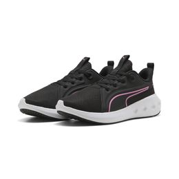 Puma Jungen Sneaker "SOFTRIDE Carson Laufschuhe Jugendliche", Gr. 38,5, schwarz, Obermaterial: Textil, Synthetik. Futter: Textil. Innensohle: Textil.