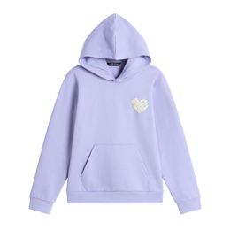 The North Face Kinder Kapuzensweatshirt "TEEN G BRAND PROUD RELAXED HOODIE - GRA", lila, Gr. XXL, Obermaterial: 60% Baumwolle, 40% Polyester,