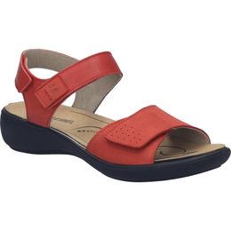 Josef Seibel Damen Sandale "Ibiza 13, rot", Gr. 35, rot, Obermaterial: 100% Rindsleder Leather cow., Schuhe