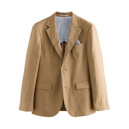 next Sakko Herren Gr&ouml;&szlig;e 36 creme / camel / hellblau
