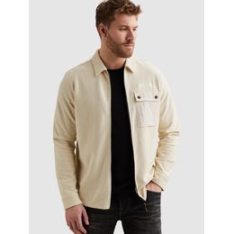 PME-Legend Pme Legend &Uuml;bergangsjacke 'PME LEGEND - Shirt jacket with zipper closure and badge' Herren Gr&ouml;&szlig;e S beige Sommerjacke