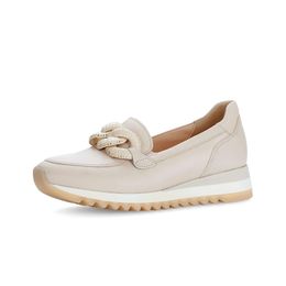 Gabor Damen Slipper "Slipper", Gr. 38,5, beige, Schuhe