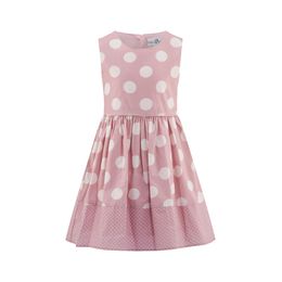 happy girls Kleid M&auml;dchen Gr&ouml;&szlig;e 110 creme / altrosa