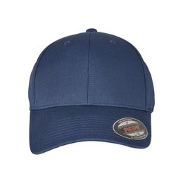 Flexfit Jungen Flex Cap "Flexfit Neue Kollektion Alpha Shape Flexfit", blau, Gr. L, unifarben, 63% Polyester, 34% Viskose, 3% Elasthan, Caps