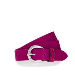 Tamaris Damen Lederg&uuml;rtel ""Clara Silver"", pink, Basic, Gr. 110, Rindsleder, G&uuml;rtel, mit gl&auml;nzender silberfarbener Schlie&szlig;e