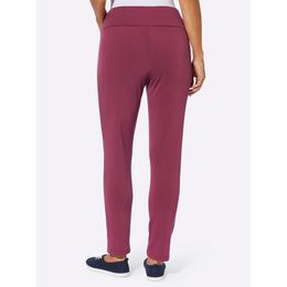 Classic Basics Damen Leggings, lila, Gr. 50, unifarben, 95% Polyester, 5% Elasthan, Hosen
