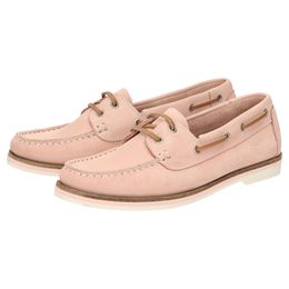 Sioux Damen Schn&uuml;rschuh "Nakimba-700", Gr. 37, pink, Obermaterial: 100% Rindnubukleder CNU. 100% Gummi rubber., Schuhe