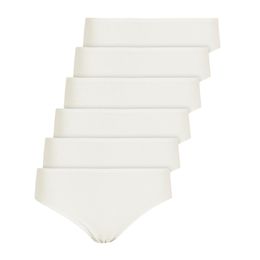 Nina von C. Damen H&uuml;ftslip "6er Pack Damen H&uuml;ftslip Daily", Gr. 44, beige, Obermaterial: 100% Baumwolle CO., Unterhosen