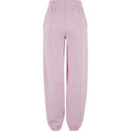 Urban Classics Damen Jogginghose "Urban Classics Ladies Fluffy Sweatpants"softpink, Gr. M, unifarben, 70% Baumwolle, 30% Polyester, Hosen