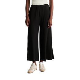 Marc O'Polo Damen Jerseyhose "aus LENZING ECOVERO ", schwarz, Gr. XL, MARC O'POLO DENIM, unifarben, Obermaterial: 97% Viskose, 3% Elasthan, Hosen
