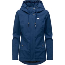 Ragwear Damen Outdoorjacke "Alvena Summer YOUMODO", blau, Gr. XS, Obermaterial: 100% Polyester. Innenfutter: 100% Polyester, Jacken, Wasserdichte und