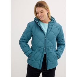 bonprix Damen Steppjacke "Steppjacke", blau, Gr. 40, unifarben, Web, Obermaterial: 100% Polyester. Futter: 100% Polyester. &Auml;rmelfutter: 100%