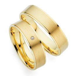 Phoenix PH&Ouml;NIX Damen Trauring "Schmuck Partnerring Ehering Verlobungsring Freundschaftsring", 55, ohne Brillant, Silber 925 (Sterlingsilber), 5mm, gold,