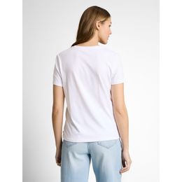 Damen T-Shirtwei&szlig;, Gr. XXL, Tom Tailor Denim, bedruckt, Jersey, Obermaterial: 100% Baumwolle, Shirts, mit Print