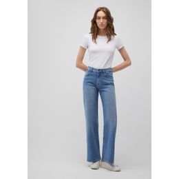 Mavi Damen Weite Jeans "MALIBU"mid indigo brushed 90's, Gr. 29, 99% Baumwolle 1% Elasthan, Jeans, Loose Wide Leg Jeans