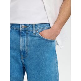 Selected Herren Shorts "SLHREG ALEX L.BLUE 701 DENIM SHORTS NOOS"light blau denim, Gr. L, unifarben, Web, Obermaterial: 99% Baumwolle, 1% Elasthan,