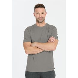NOU Herren Funktionsshirt "Highmore V2", grau, Gr. M, unifarben, 100% Baumwolle, Shirts, Schmucklos