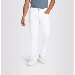 MAC Herren Slim-fit-Jeans "Arne-Pipe light", wei&szlig;, Gr. 40, Denim/Jeans, Obermaterial: 77% Baumwolle, 20% Polyester, 3% Elasthan, Jeans, schmaler