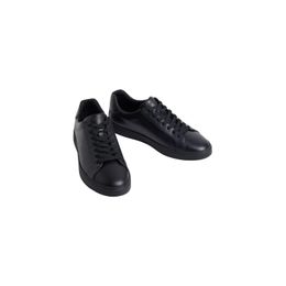 Calvin Klein Herren Sneaker "LOW PROF CUPSOLE LTH", Gr. 47, schwarz, Leder, Lederimitat, unifarben, Basic, Schuhe, Freizeitschuh, Halbschuh, Schn&uuml;rer