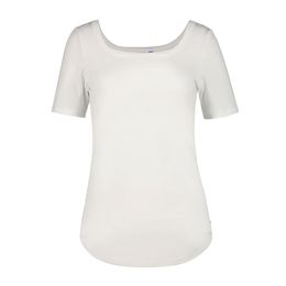 Luhta Damen Trainingsshirt "Luhta T-shirt Evais", wei&szlig;, Gr. XS, Stoff, 90% Polyester, 10% Elasthan, Shirts