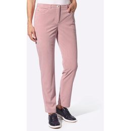 Casual Looks Damen Cordhosehortensie, Gr. 36, unifarben, 100% Polyester, Hosen