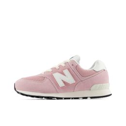 New Balance Jungen Sneaker "574", Gr. 38pink chalk, sea salt, Leder, Textil, Schuhe