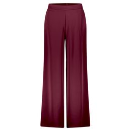 Vera Mont Damen Stoffhose "Damen mit Taschen", rot, Gr. 38, Satin, Obermaterial: 100% Polyester, Hosen, Material
