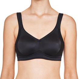 SuSa Damen Minimizer-BH "Milano", Gr. 95, schwarz, Obermaterial: 80% Polyamid, 17% Elasthan, 3% Baumwolle, BHs, Soft-Cups, Microfaser, blickdicht,