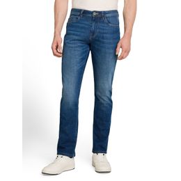 Tom Tailor Herren 5-Pocket-Jeans "Style JOSH", blau, Gr. 31, unifarben, Denim/Jeans, Obermaterial: 95% Baumwolle, 4% Elastomultiester, 1% Elasthan,