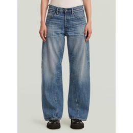 G-Star Raw G-STAR Damen Regular-fit-Jeans "Contor Barrel Wide Jeans", blau, Gr. 32, Obermaterial: 100% Baumwolle, Jeans