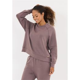 ENDURANCE ATHLECIA ATHLECIA Damen Sweatshirt "Jacey"rostbraun, Gr. 46, unifarben, 51% Polyester, 44% Modal, 5% Elasthan, Sweatshirts, aus extra weichem Material