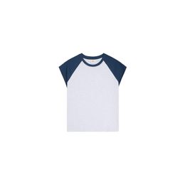 Bershka T-Shirt Herren Gr&ouml;&szlig;e S navy / wei&szlig;
