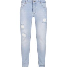 2Y Premium Herren Bequeme Jeans "2Y Premium Herren 2Y Skinny Fit Jeans", blau, Gr. 33, unifarben, 97% Baumwolle, 3% Elasthan, Jeans