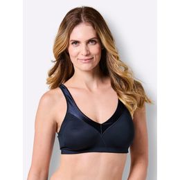 Naturana Damen Minimizer-BH, Gr. 95marine, 81% Polyamid, 19% Elasthan, Einsatz:6% Elasthan, 94% Polyamid, Futter:100% Baumwolle, BHs