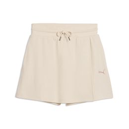Puma Damen Jerseyrock "Puma Class High-Waist Skort Damen", beige, Gr. M, Obermaterial: 40% Polyester, 60% Baumwolle. Unterer Bund: 58% Baumwolle, 3%